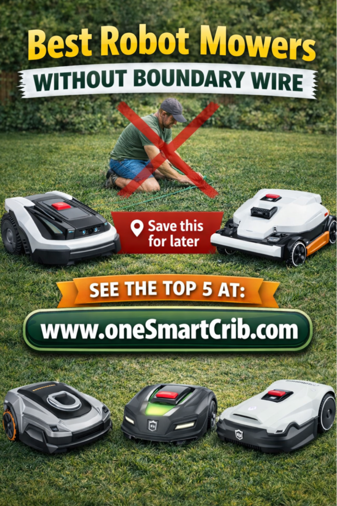 5 Best Robot Mowers Without Boundary Wire for 2026 - oneSmartcrib.com