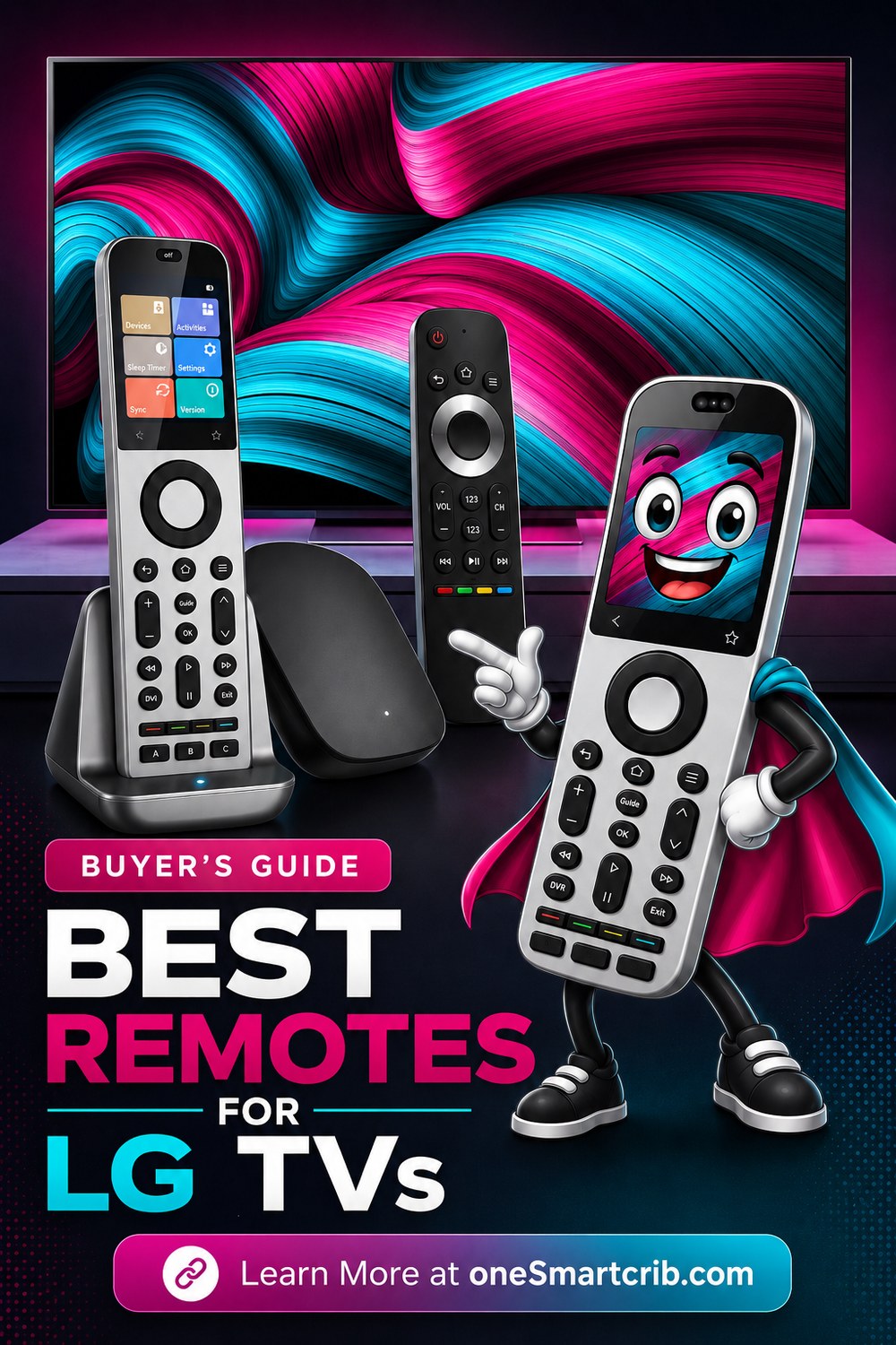 7 Best Remotes for LG TVs (2026 Update) - oneSmartcrib.com