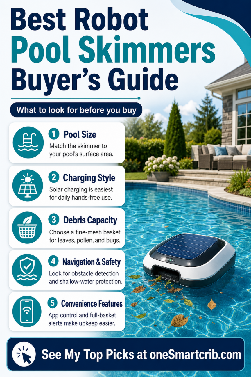 7 Best Robot Pool Skimmers for 2026 (Tested) - oneSmartcrib.com